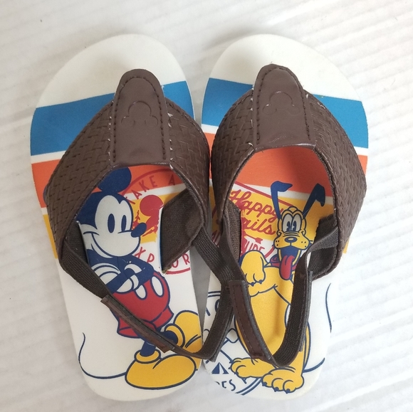 Disney | Shoes | Disney Mickey And Goofy Baby Thong Sandals | Poshmark